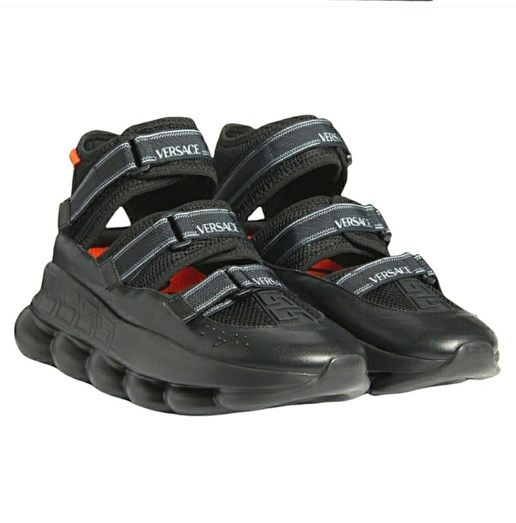 Versace Strap Up the Chain Reaction Sneaker Sandals – The Ultimate ...